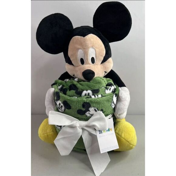 Disney | Toys | Disneysmickey Mouse Buddy Throw Set By The Big One Kids ...
